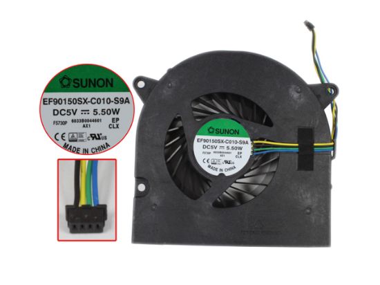 DC 5V 5.5W Bare Fan EF90150SX-C010-S9A, 00PC723 Lenovo A3300 Cooling Fan. PcHub.com - Laptop ...