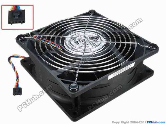 DC 12V 1.80A, 150x150x50mm AFC1512DG, -5J73, DP/N:DG168 Delta Electronics AFC1512DG Server ...