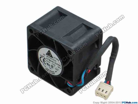 DC12V, 0.24A, 40x40x28mm FFB0412VHN, -BF00 Delta Electronics FFB0412VHN ...