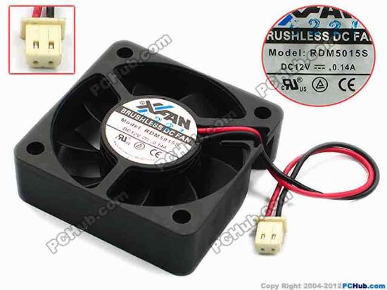 DC 12V 0.14A, 50x50x15mm RDM5015S XIFAN / Xinruilian RDM5015S Server ...