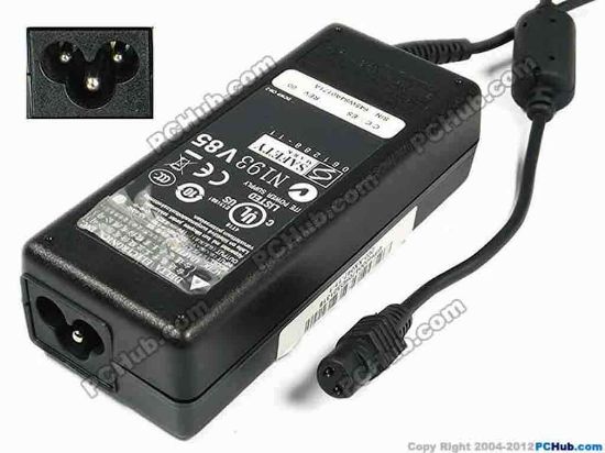 19V 3.42A 65W, 2-Pin, 3-Prong ADP-65HB BB, 200-XX047-11-1 Delta Electronics ADP-65HB BB AC ...