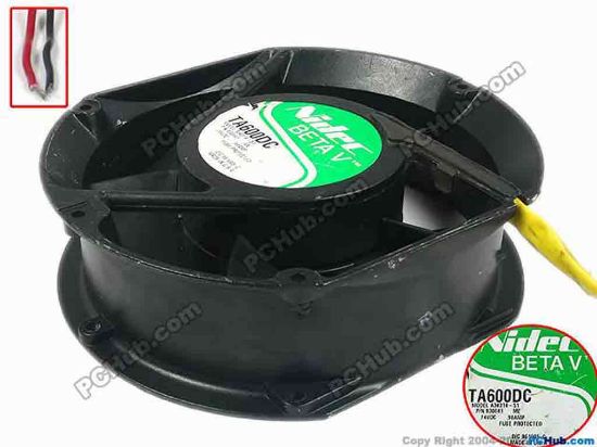 DC 24V 0.98A, 171X151X51mm A34314-51, TA600DC, 930641 Nidec A34314-51 ...