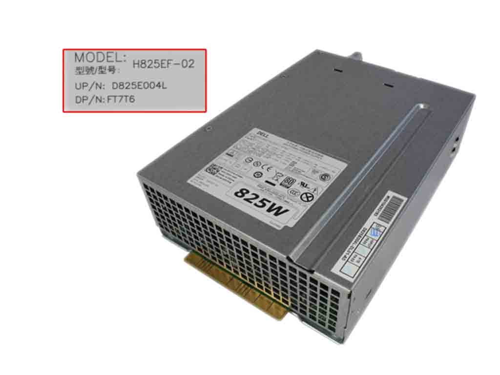 825W PSU For T5810 T7810 7610 7910 H825EF-02, CN-0FT7T6 Dell Precision ...